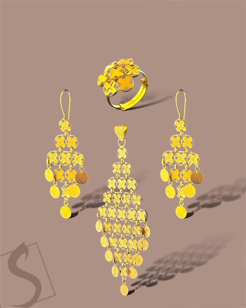 Gold HALF SET | 342942 – Al Samer Jewellery