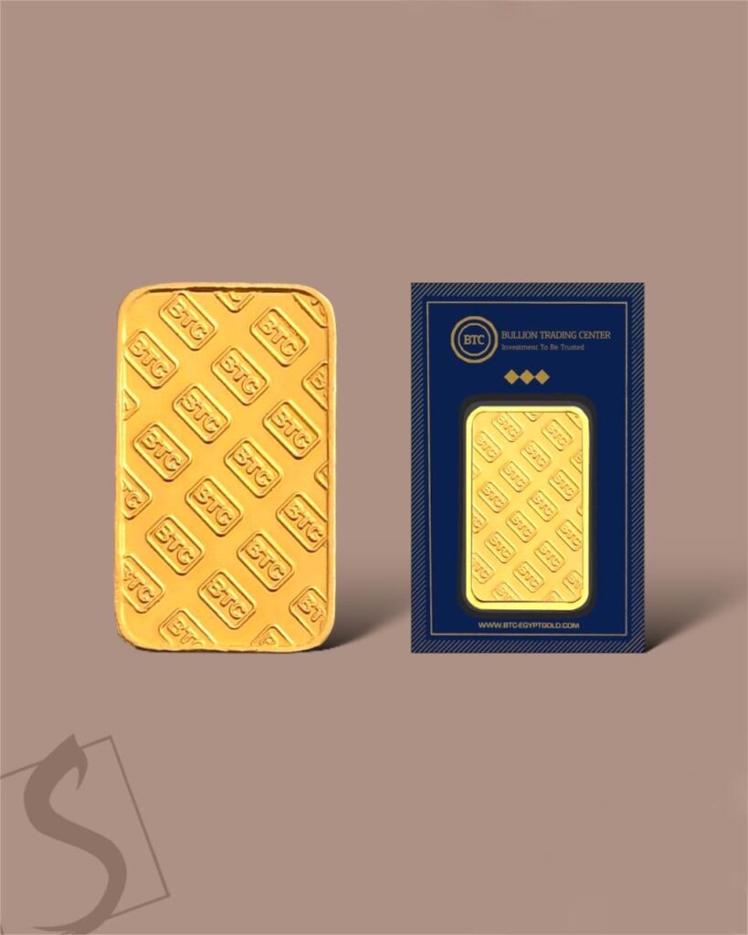 Gold bar | BTC (Btc Design) – 5.00 g – Al Samer Jewellery